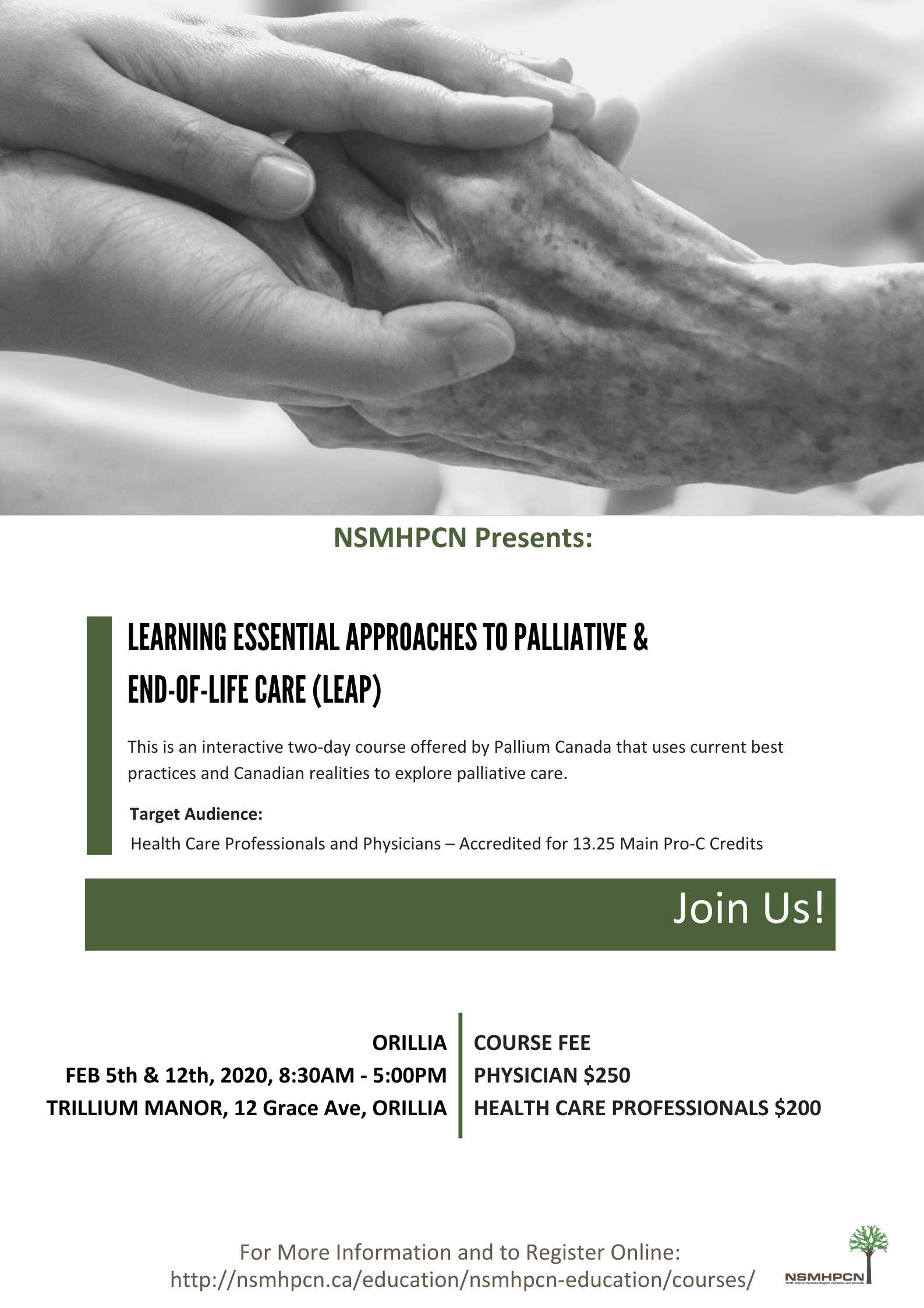 Learning Essential Approaches to Palliative Care – Orillia – North ...